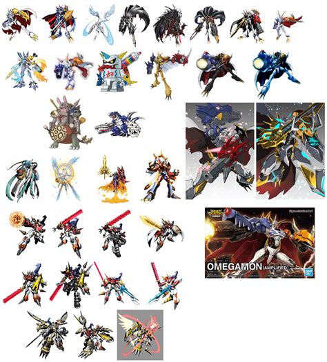 All Omnimon Inspired Designs With A Jogress Ed Mons Head As A Reference Either On Their