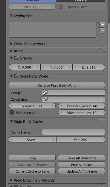 Rigid Body Simulation Stops At Appriximately Frames Particles And Physics Simulations