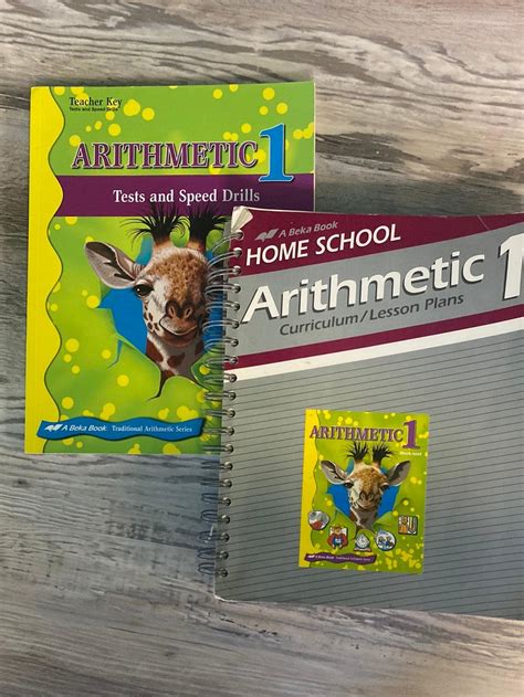 Abeka Arithmetic 1 Curriculum Lesson Plans First Homeschool