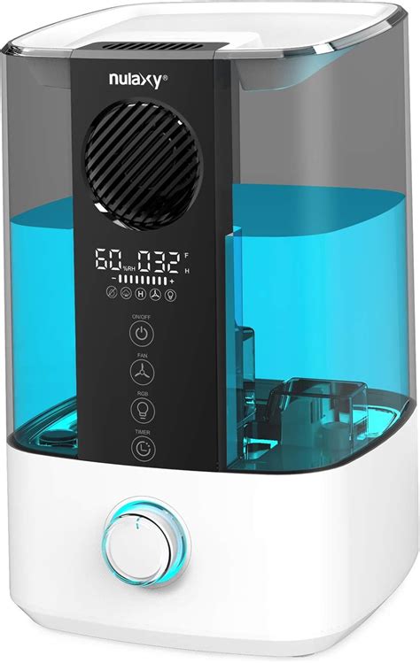 Nulaxy Ventilador Superior Humidificador 45l Con Rgb