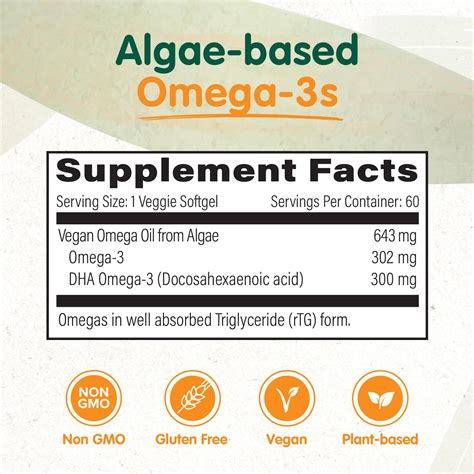Vegan Omega 3 Softgels Omegavia