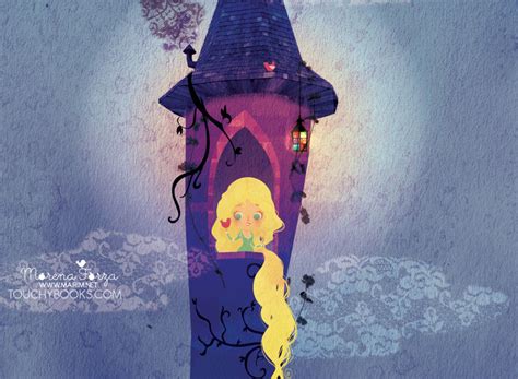 Rapunzel In Her Tower By Mairimart On Deviantart