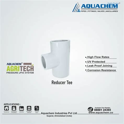 Pvc Reducer Tee 3 4 X1 2 Inch At ₹ 14 Piece In Ahmedabad Id