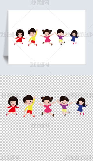 小朋友交谈卡通专题模板 小朋友交谈卡通图片素材下载 我图网