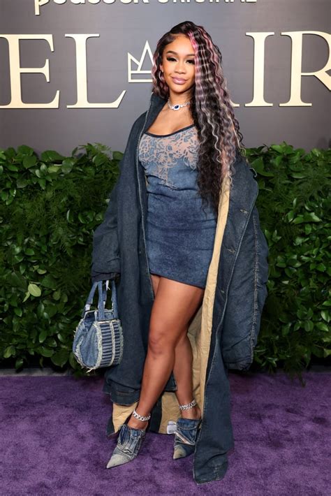 Saweeties Crimped Hair And Chunky Highlights Popsugar Beauty