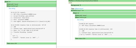 cucumber report missing request response detail when using karate mock