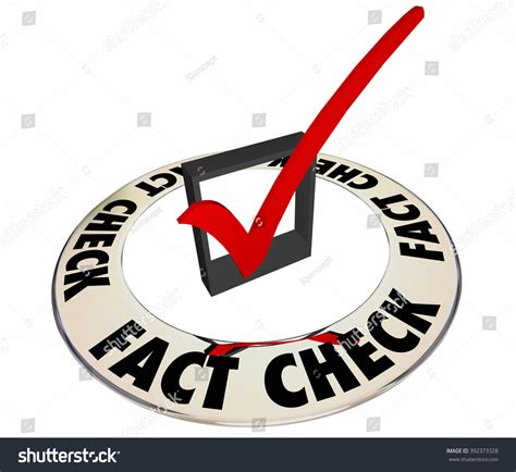 Fact Check Verify Accurate Information Box Stock Illustration 392373328 Shutterstock