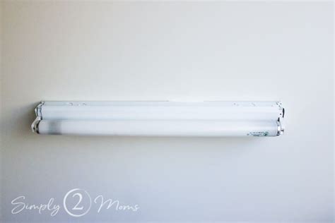 How To Replace A Fluorescent Light Fixture With Regular Light Fixture