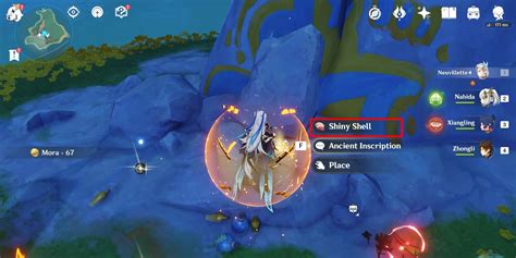 Shiny Shells Location In Stride On Rainbows Split The Waves Quest Genshin Impact