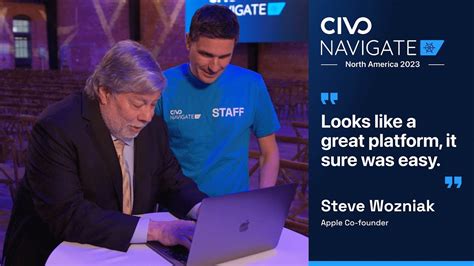 Steve Wozniak Launches His First Ever Kubernetes Cluster Youtube