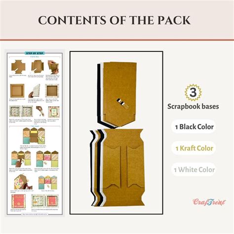 Craftreat Scrapbook Blank Quick Folio Frame Box Folio — Craftreat