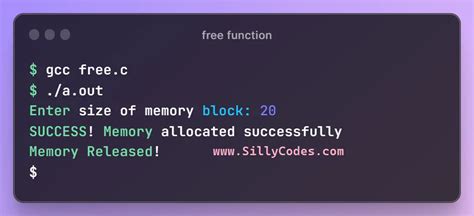 Dynamic Memory Allocation In C Programming Language
