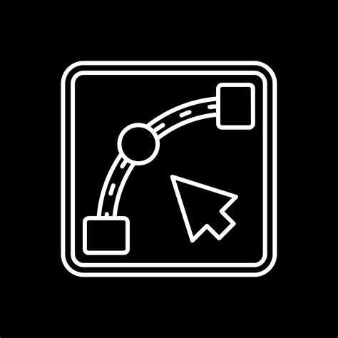 Curve Line Inverted Icon Vector Art At Vecteezy