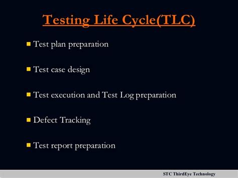 Test Life Cycle Manual Testing Concept