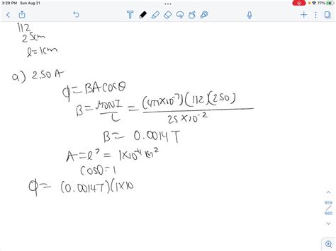 Solved The Figure Below Shows An End View Of A Solenoid Along Its Axis
