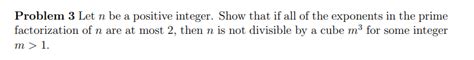 solved problem 3 let n be a positive integer show that if