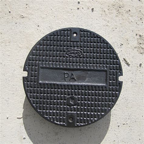 Christy Valve Box Lid Round 11 In Drop In Black Cast Iron Wbolt