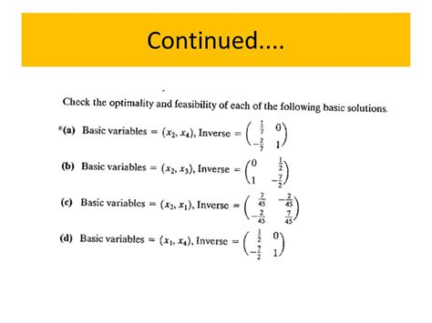 Ppt Chapter 4 Duality And Post Optimal Analysis Powerpoint Presentation Id5569177