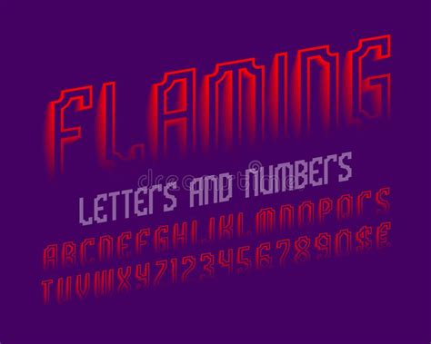 Flaming Letters And Numbers With Currency Signs Red Fire Artistic Font Isolated English
