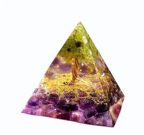Orgone Multicolor Lucky Tree Pyramid For Decoration 200grams At ₹ 650