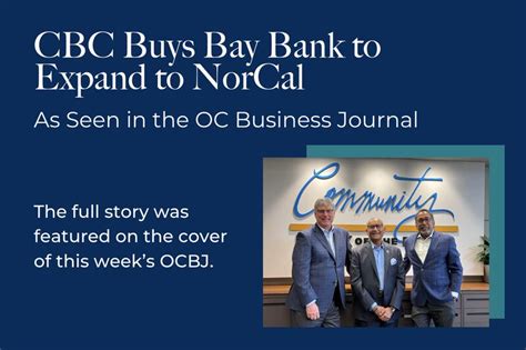 Commercial Bank Of California On Linkedin Acquisition Bettertogether