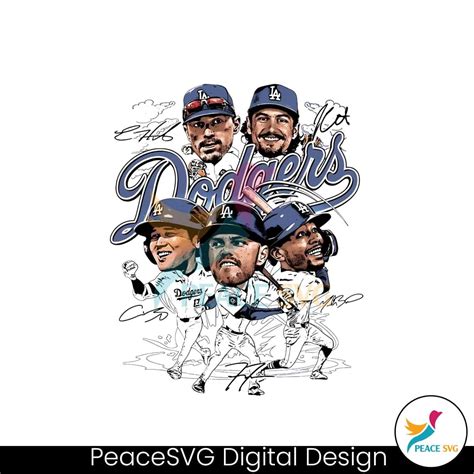 Vintage Los Angeles Dodgers Baseball Team Png Clipart Peace Svg