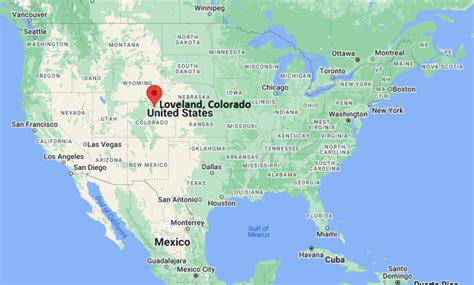 Map Loveland Colorado