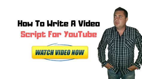 How To Write A Video Script For Youtube Youtube
