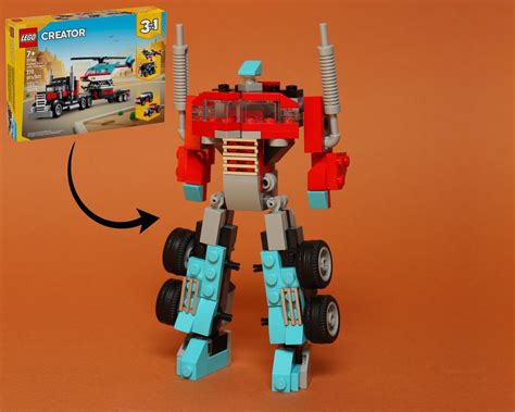 Lego Moc 31146 Optimus Prime By Leewan Rebrickable Build With Lego