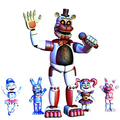C4dfnaf Fnaf 6 Show Freddy Cinema4d Port By Fnafandmore001 On