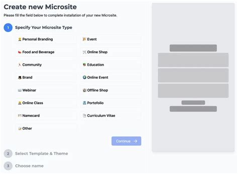 Microsite Templates And Themes Sdotid