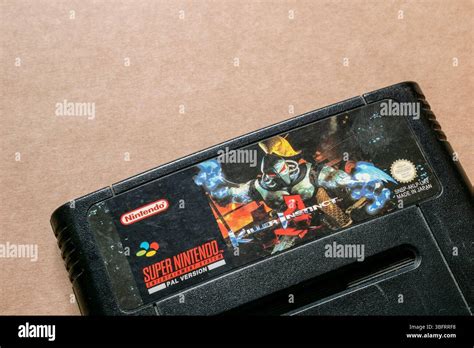 Killer Instinct Snes Cartridge Isolated On Blank Background Editorial