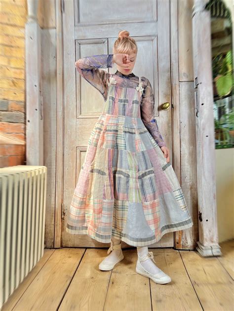 Bow Patchwork Dress Downloadable Pdf Sewing Pattern — R O B E R T S