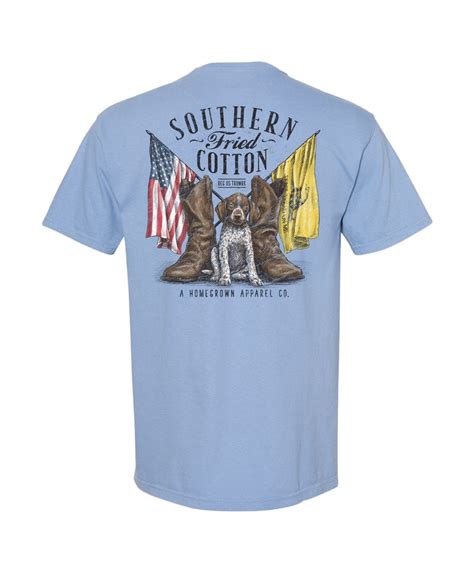 Southern Fried Cotton Pups And Flags Shades Sunglasses