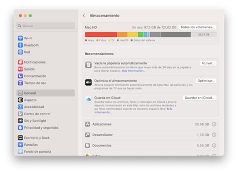 Por qué Sistema ocupa tanto espacio en Mac