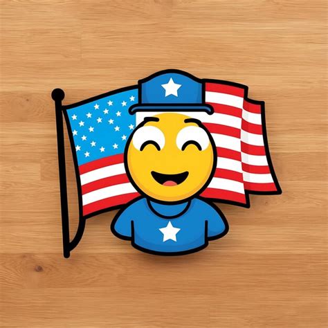 5000 Usa Flag Emoji Official Pictures