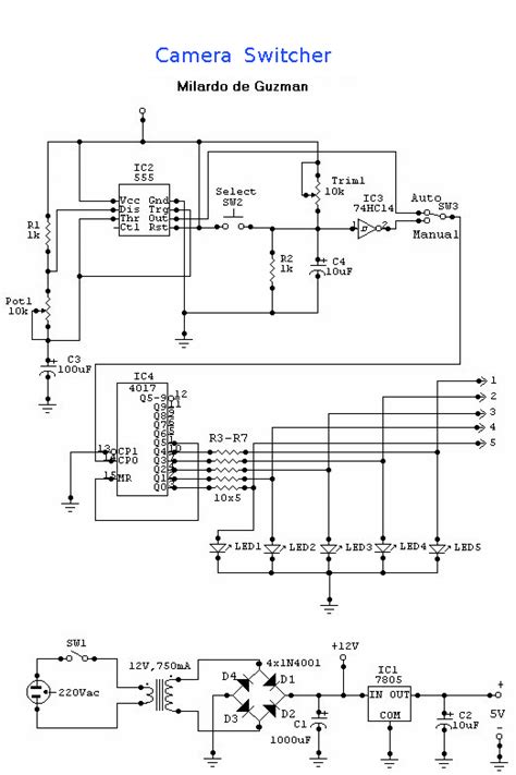 4 Digit Keypad Switch Controlcircuit Circuit Diagram