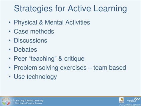 Ppt Issues In Adapting Active Learning Strategies Powerpoint Presentation Id 1546850