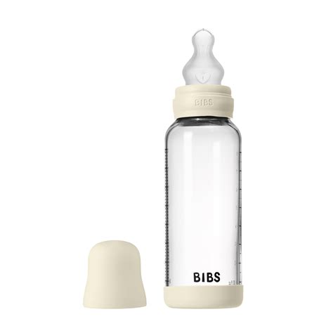 標準玻璃奶瓶240ml 象牙白 Bibs Taiwan