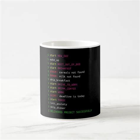 Life Of A Programmer Coding Geek T Coffee Mug Zazzle
