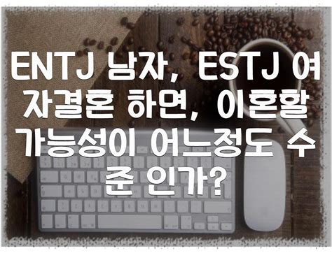Entj 남자 Estj 여자결혼 하면 이혼할 가능성이 어느정도 수준 인가 Mbti Lab