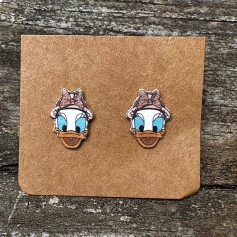 Daisy Duck Safari Earringsdisney Earringsmickey Earringsdisney Trip