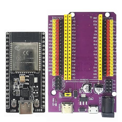 Placa De Desenvolvimento Micro Tipo C Esp32 38pin 38pin Cp2102 24g Wifi Módulo Bt Baixa