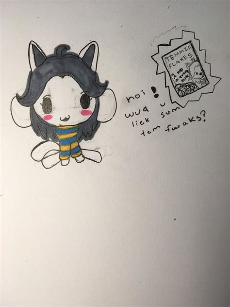Temmie By Chibi Scout On Deviantart