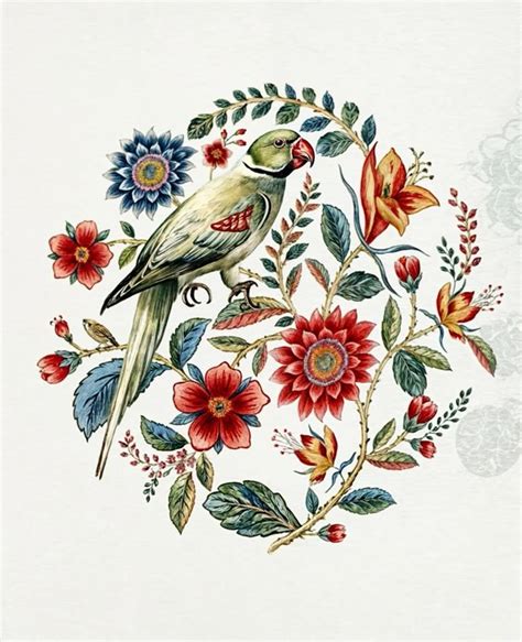 Colorful Bird Drawing Tutorial