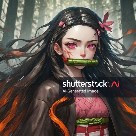 Anime Artistic Image Nezuko Demon Slayer Ai Generated Image 2457708739