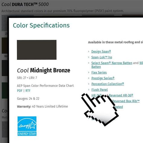 Aep Span On Linkedin Colors Inspiration Information Warranties Metalroofing Metalsiding