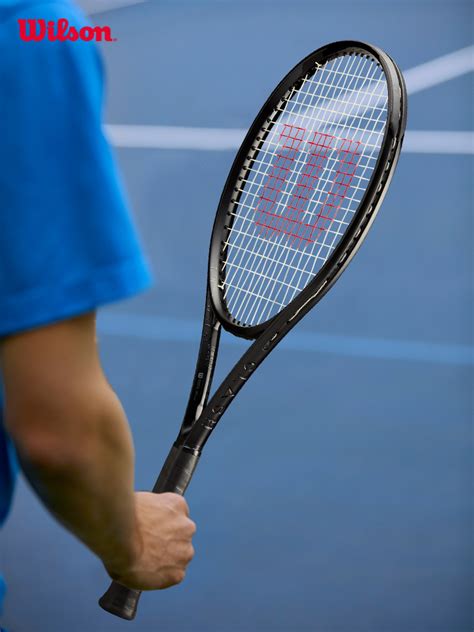 Raquette De Tennis Wilson Noir Series Ps9030 Fibre De Carbone Adulte Universel
