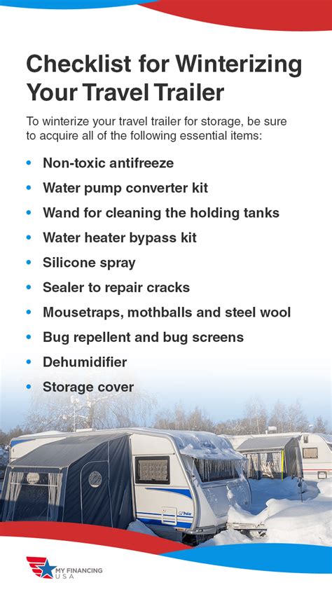 Travel Trailer Winterization Guide My Financing Usa