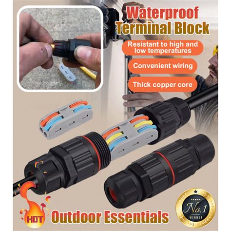Ready Stock Waterproof Wire Connector For Outdoor Use Wire Splice